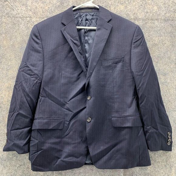 Lauren Ralph Lauren | Suits & Blazers | Laurenralph Lauren Blazer Men 42s Blue Navy Long Sleeve ...